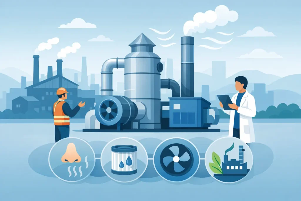 Factory Odor Control System Selection - Master Jaya Environment Sdn Bhd